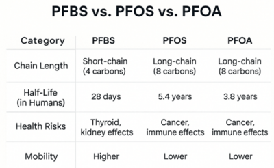PFBS: A Short-Chain PFAS with Long-Term Questions - PFAS Water Experts